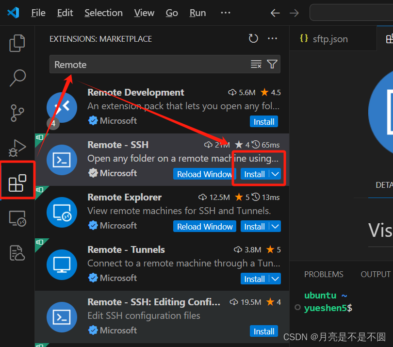 VScode连接远程服务器_vscode remote explorer-CSDN博客