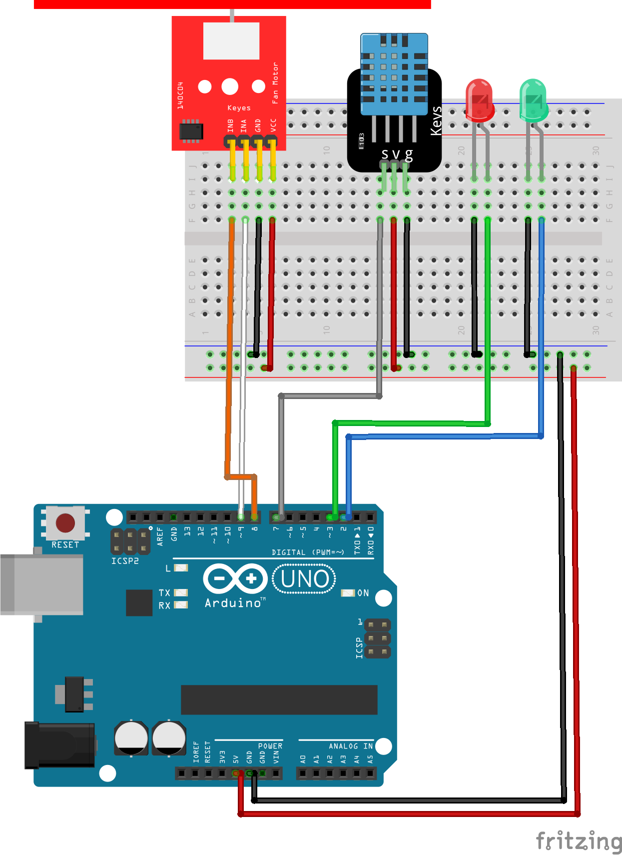 Fritzing软件绘制Arduino面包板接线图传感器模块库文件172_fritzing用uno控制小灯-CSDN博客