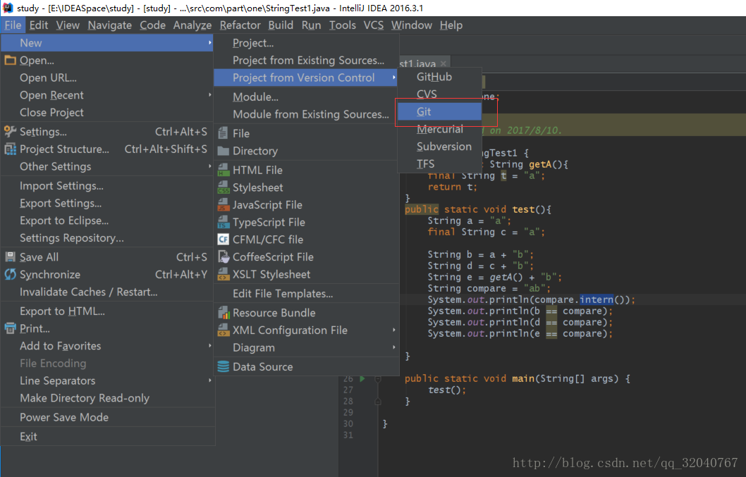 IDEA 使用Git Clone项目_idea git clone-CSDN博客