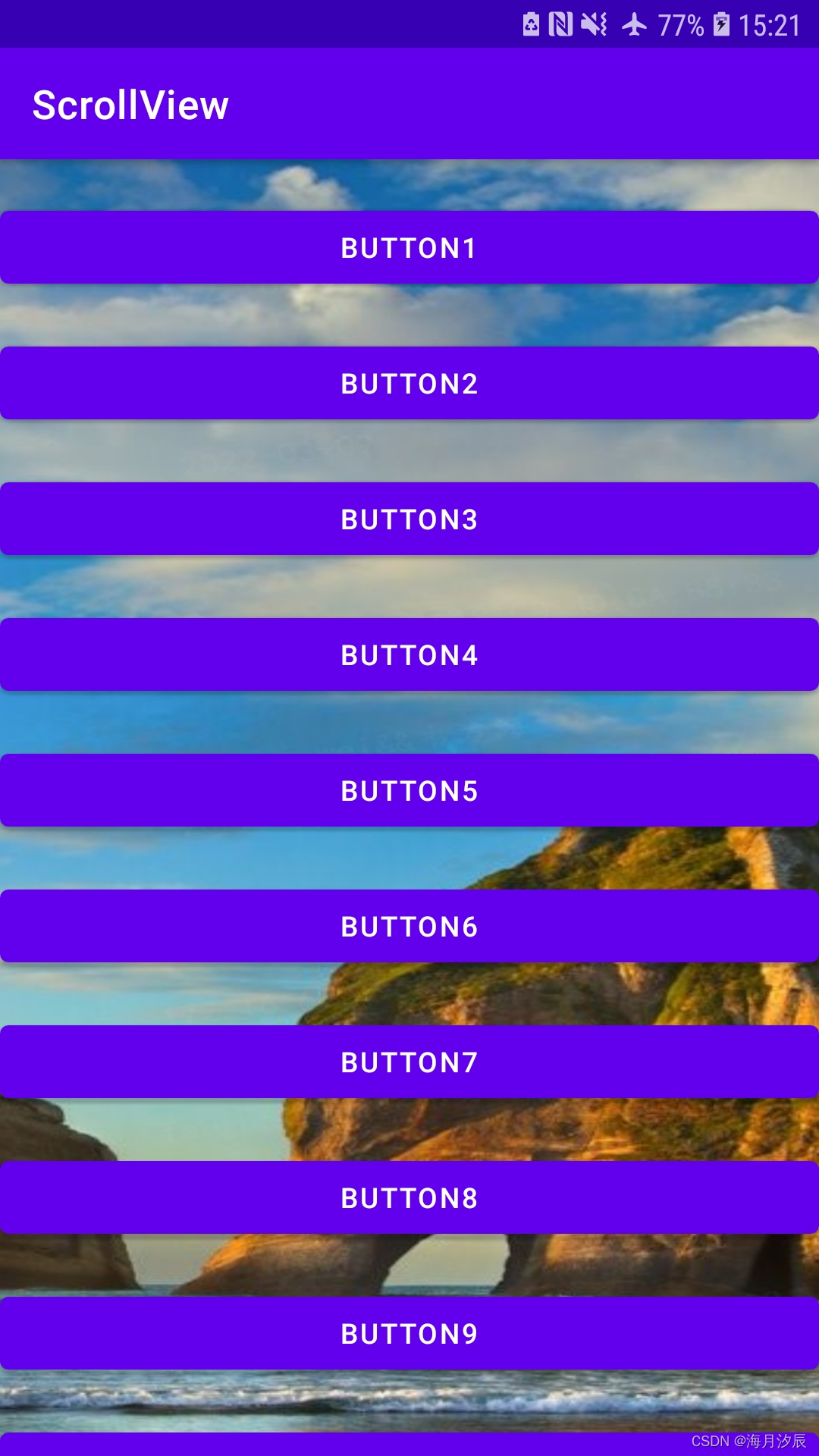 2022-03-09 Android布局 ScrollView滚动界面_android 滚动布局-CSDN博客