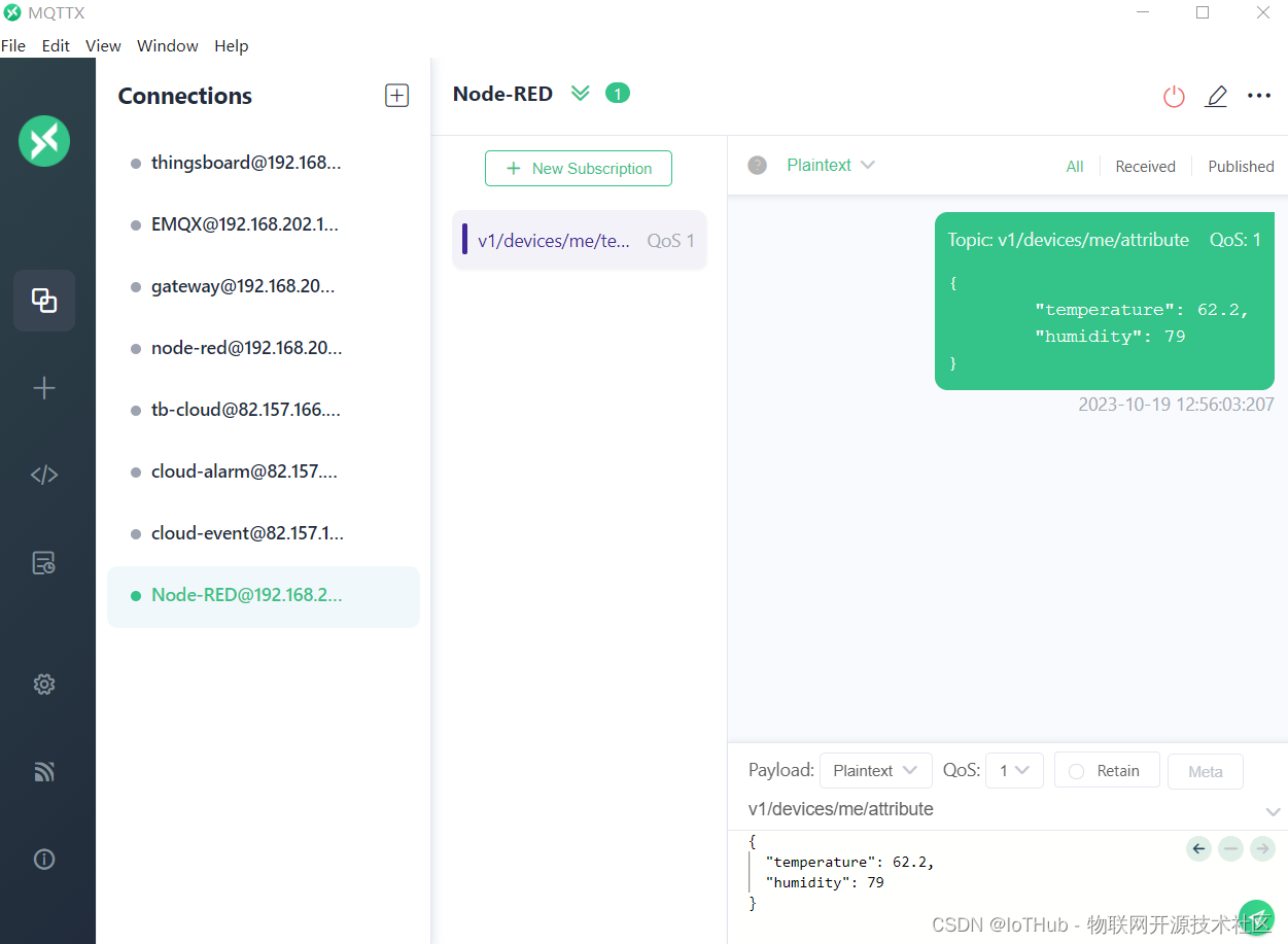 Node-RED 应用 - MQTT 通信_node-red mqtt-CSDN博客