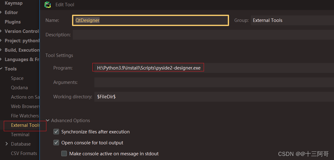 PyCharm中配置PyQt5、PySide2_pyside2和pycharm-CSDN博客