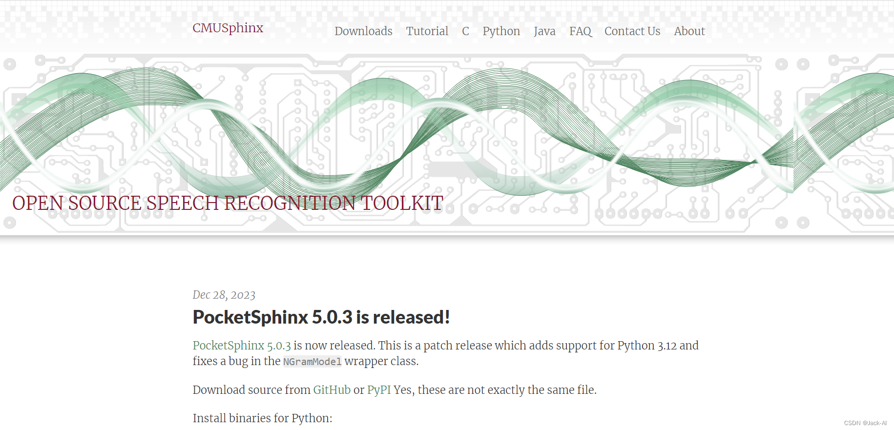 使用speech_recognition 之脱机语音识别_speech-recognition zh-cn脱机识别库-CSDN博客