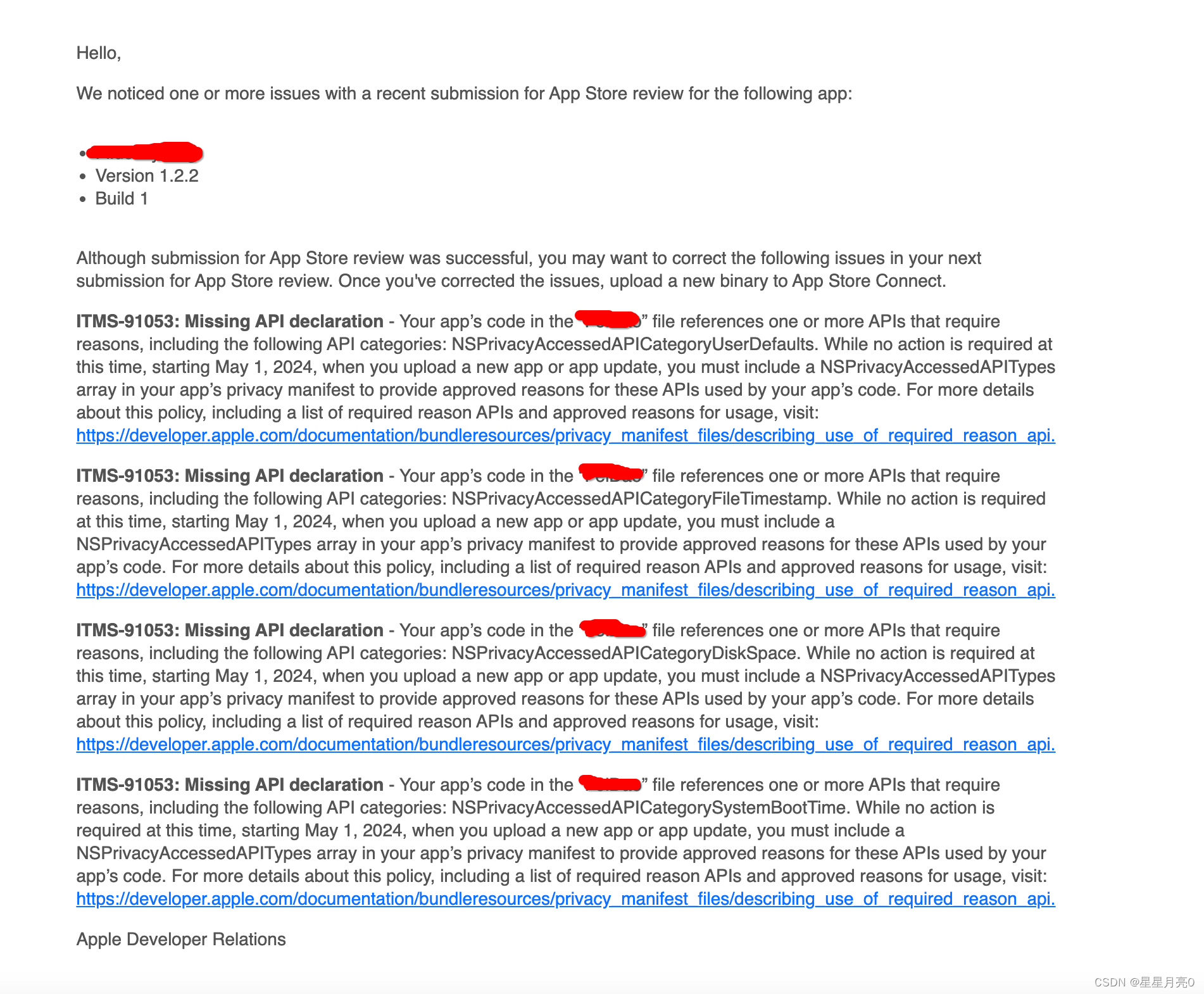 ITMS-91053: Missing API declaration问题解决（2024.4.8）-CSDN博客