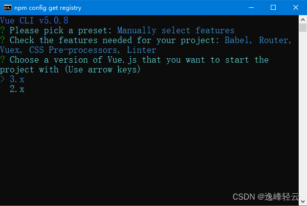 Vue CLI创建Vue项目详细步骤_vue-cli创建项目-CSDN博客