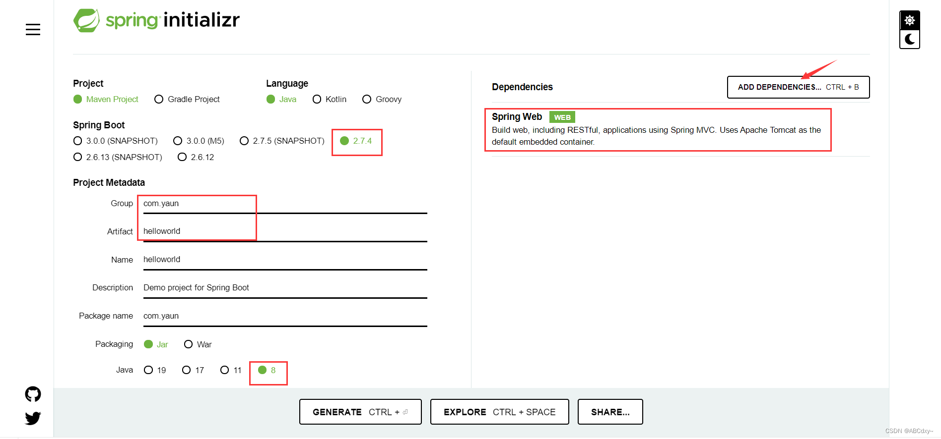 第一个springboot程序_sprintboot hello 下载-CSDN博客