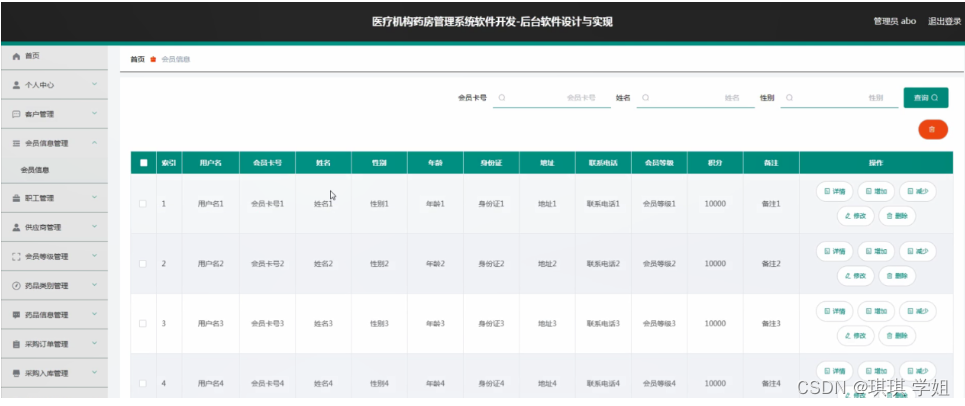 计算机毕业设计(附源码)python医疗机构药房管理系统软件开发 后台软件python医疗登录 Csdn博客