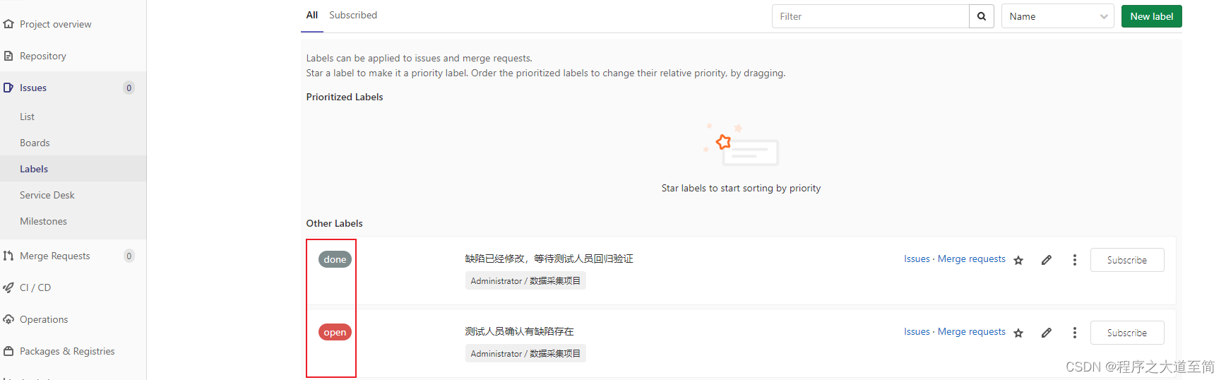 使用Gitlab的Issues做项目开发的缺陷管理_gitlab issues怎么用-CSDN博客