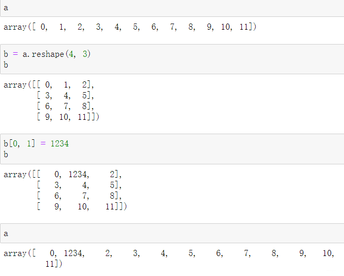 NumPy学习4之数组重塑_ndarray.reshape-CSDN博客