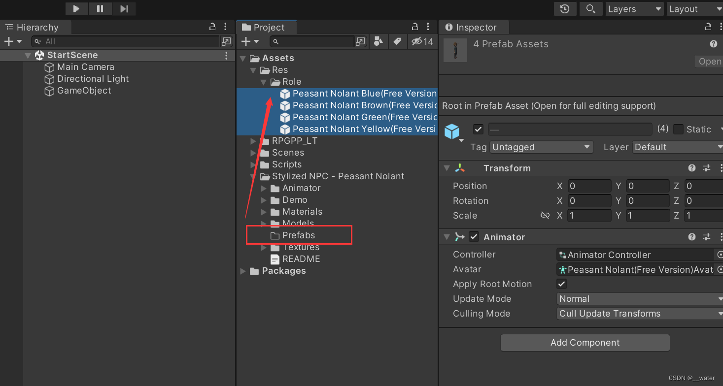 『游戏框架』加载角色【02】_gameframework fixedupdate-CSDN博客