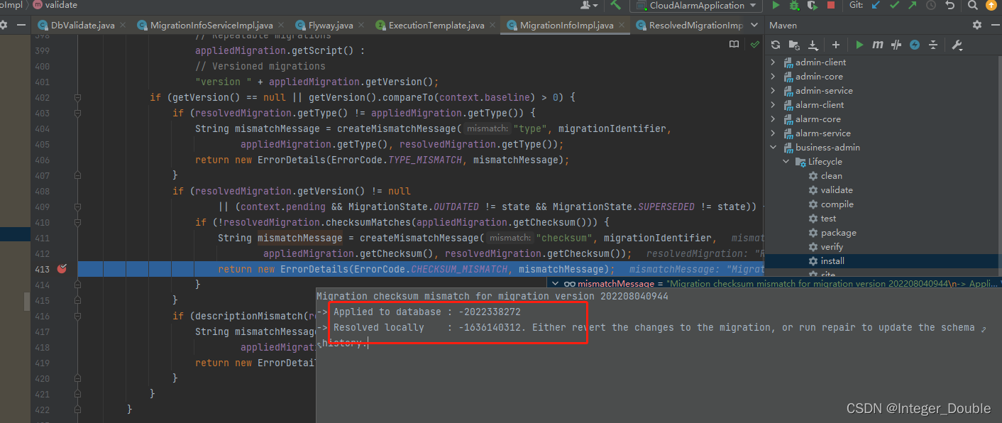 Flyway报错源码分析——Validate failed: Migrations have failed validation-CSDN博客