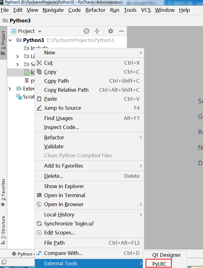 Python3+PyQt5+PyCharm 桌面GUI开发环境搭建_python+pyqt5 创建桌面应用程序-CSDN博客