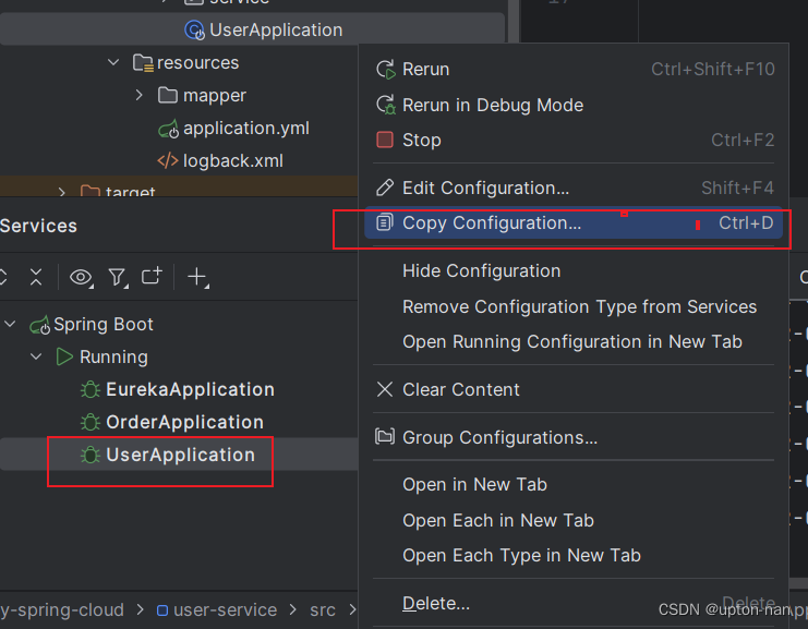 【spring Boot】如何在intellij Idea中由同一份spring Boot源码运行多个不同端口的实例springboot中 