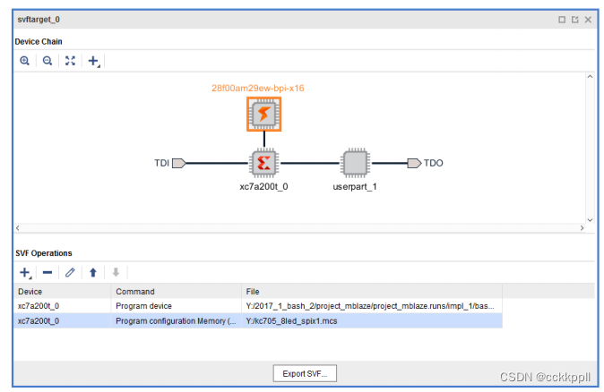 vivado 有关 SVF 链的操作_vivado svf-CSDN博客