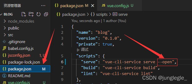 vue-cli项目初始化相关配置_vue-cli5 type=module-CSDN博客