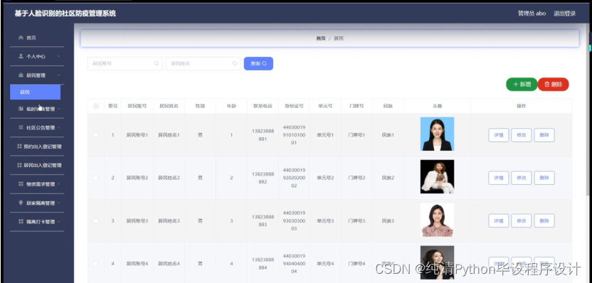 Django计算机毕业设计基于人脸识别的社区防疫管理系统python源码程序lw远程部署python基于人脸识别的疫情校园出行管理系统设计 Csdn博客