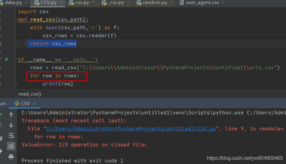 python with open报错：ValueError: I/O operation on closed file_with open 出错-CSDN博客