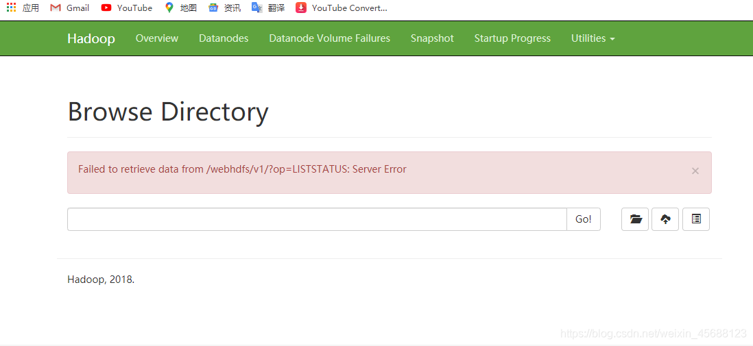 Failed To Retrieve Data From Webhdfsv1opliststatus Server Errorlinux尽君欢 腾讯云开发者社区 