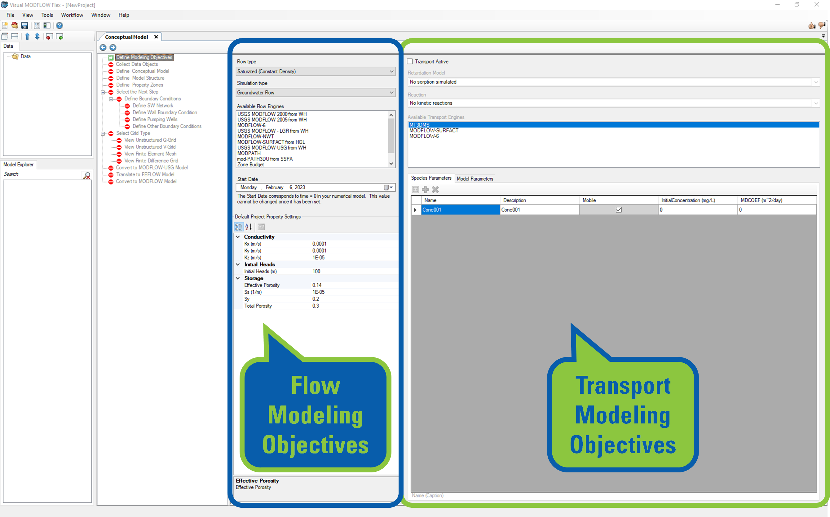 visual MODFLOW flex之Define Modeling Objectives_visual modflow flex 如何调用define particle-CSDN博客