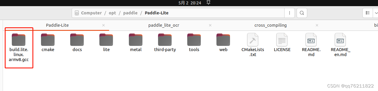 Ubuntu20.04 交叉编译paddle-Lite_paddle lite 交叉编译-CSDN博客