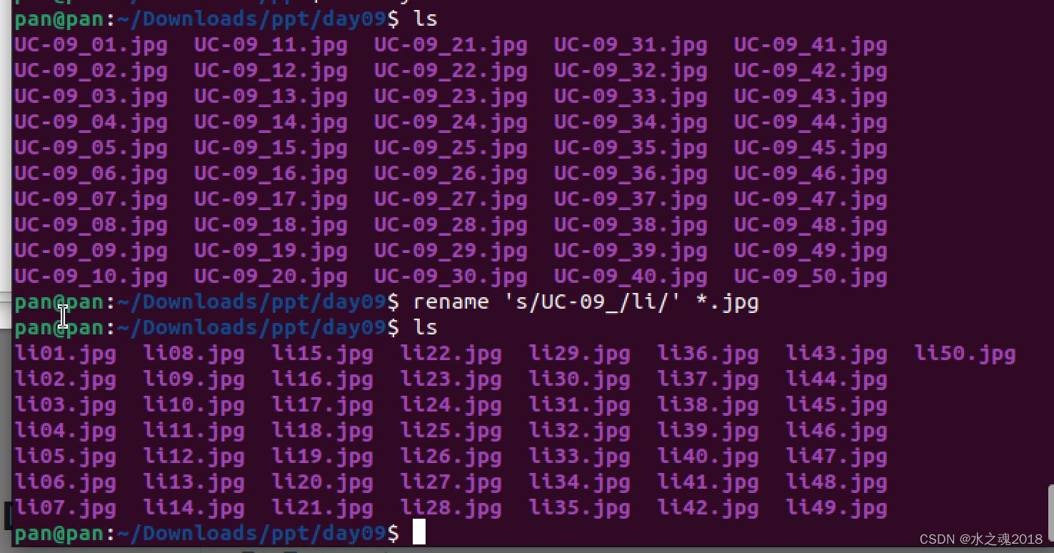 linux中批量给文件改名_linux按规则批量修改文件名的字符-CSDN博客