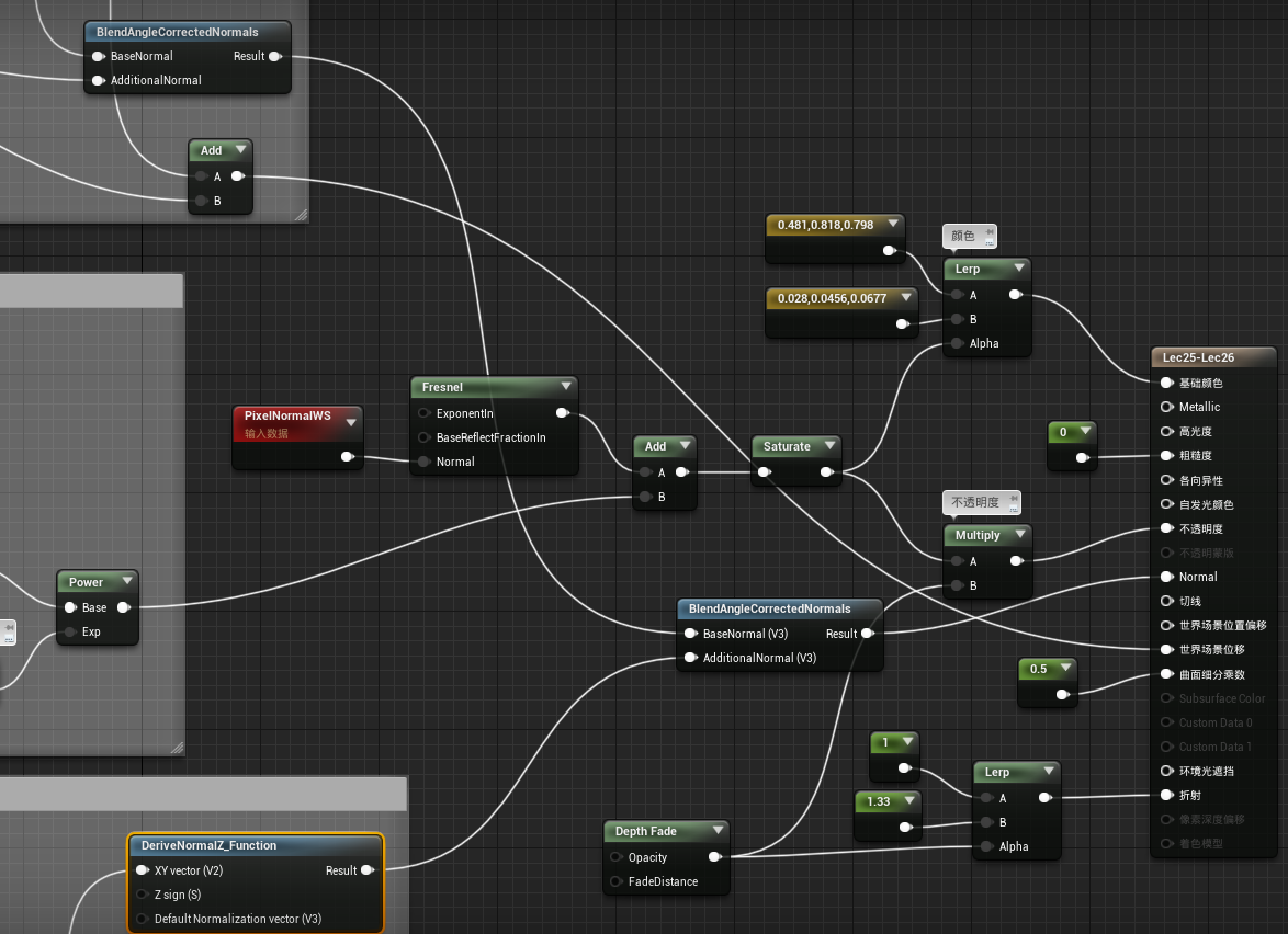 UE4 Material 101学习笔记——23-29 水涟漪/水深/折射反射/Gerstner海浪/波光焦散/泡沫/FlowMap_water foam shader-CSDN博客