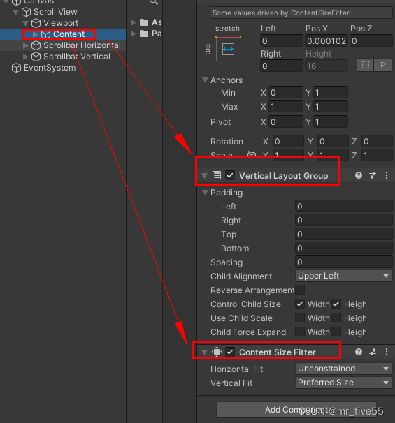 Unity UGUI文本内容自适应大小和内容滚动_unity 自适应滑动-CSDN博客