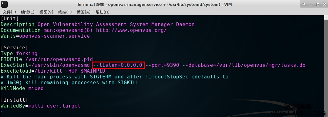 OpenVas配置外部访问_the request contained an unknown or invalid host h-CSDN博客