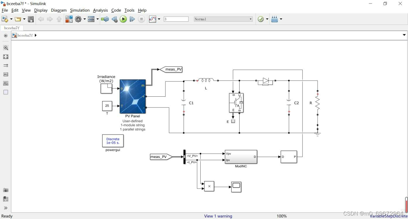 基于光伏PV的mppt实现simulink仿真。_pv mppt simulink-CSDN博客