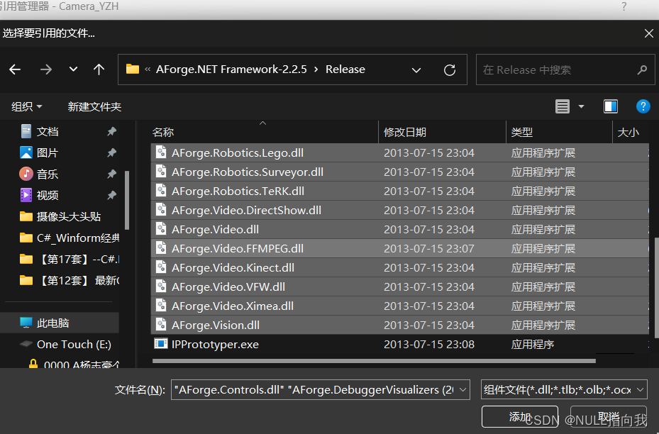 C#学习笔记6：Winforms添加与使用摄像头组件_winform 摄像头-CSDN博客