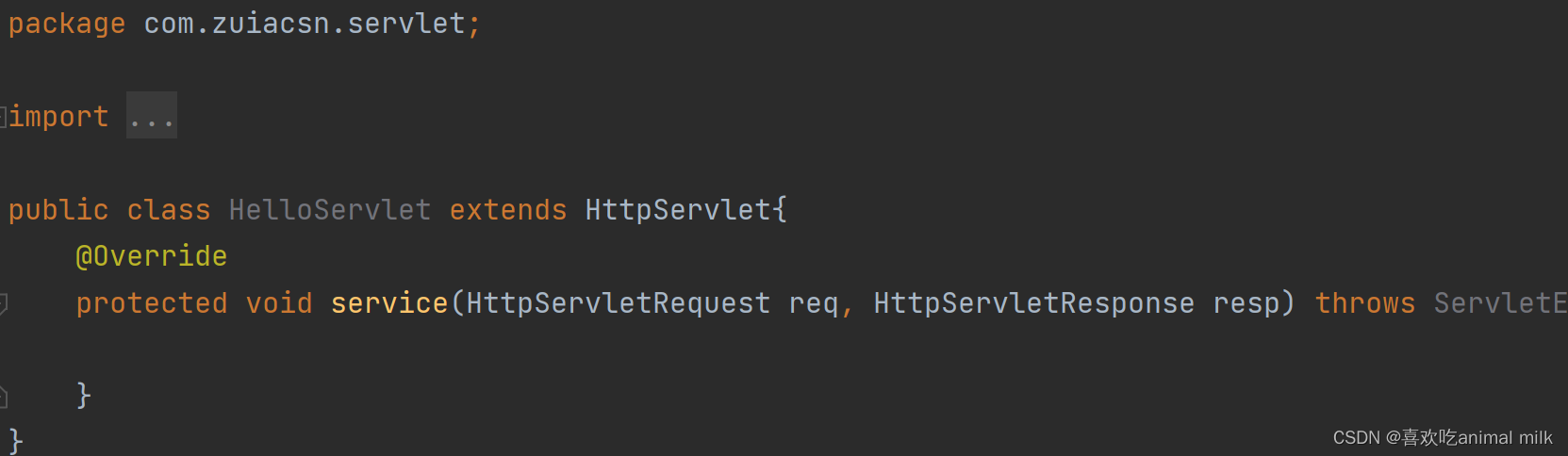 Web - Servlet详解_webservlet-CSDN博客