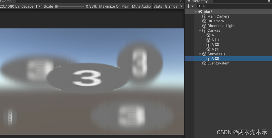 【Unity】URP屏幕后处理UI模糊效果实现_unity urp实现ui-CSDN博客