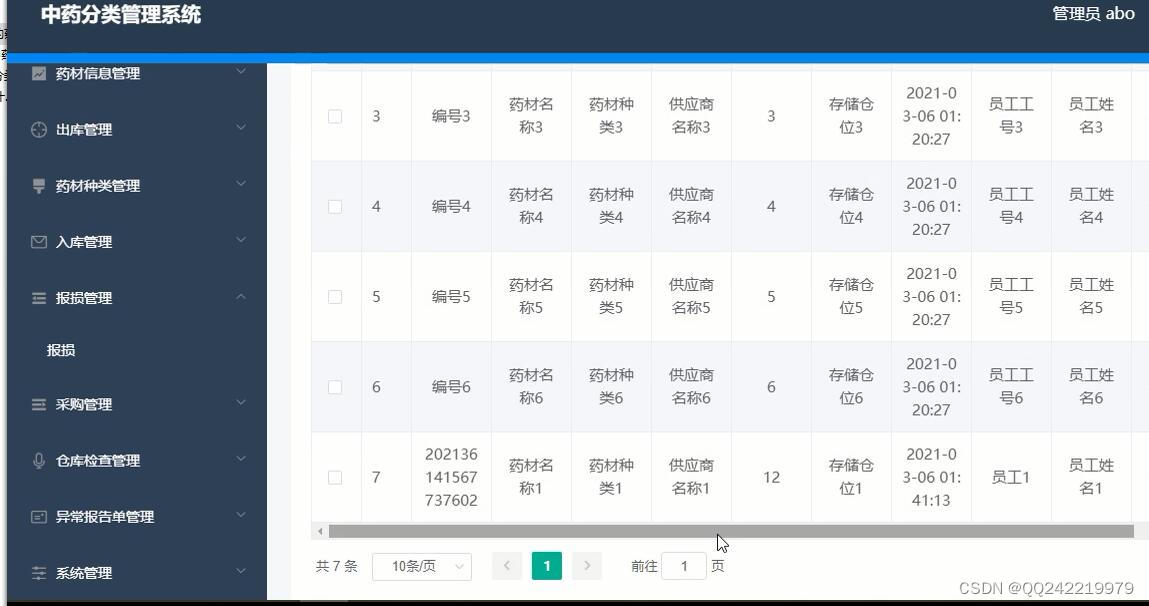 Python中医药材分类药品进销存管理系统djangovue中药材进存销管理系统python Django Flask Csdn博客