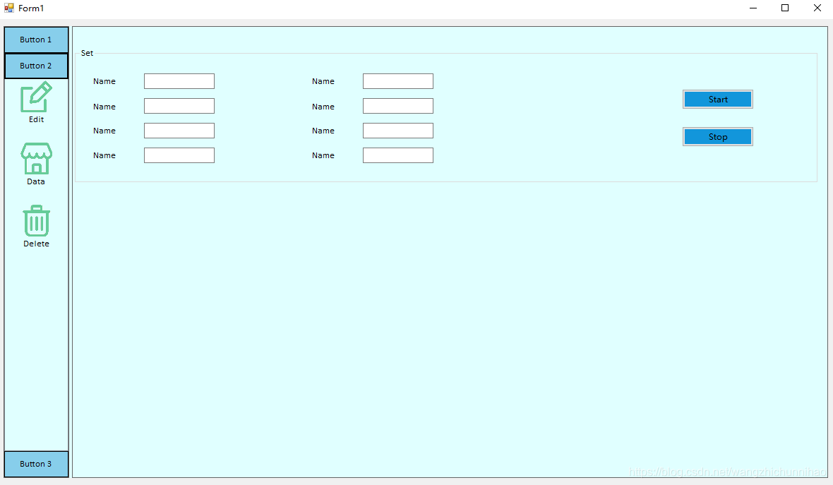 C# Winform使用ListView+Button+UserControl+ImageList实现导航菜单_c# winform导航页-CSDN博客