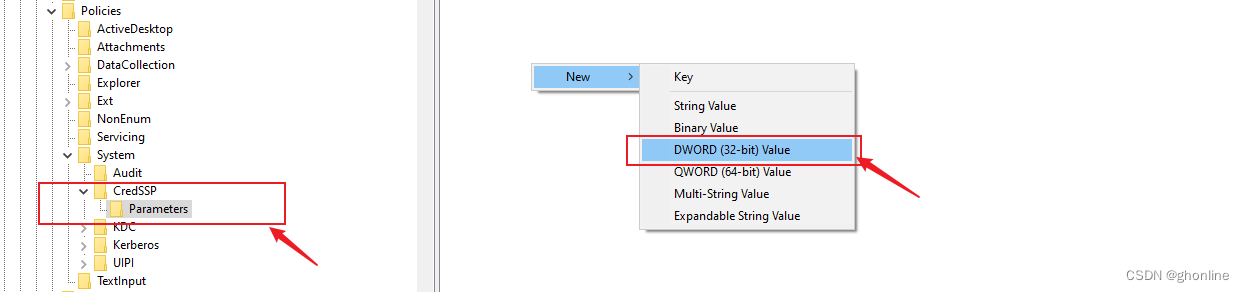 Windows10远程桌面客户端无法登录，出现“CredSSP encryption...”的解决方法-CSDN博客