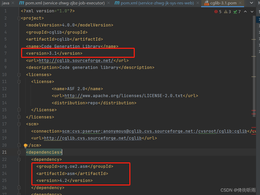 CGLIB 与 ASM 版本冲突问题_easyexcel 3.0.5中asm和cglib冲突-CSDN博客