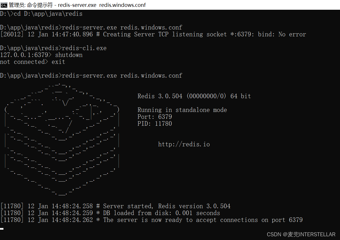 Redis点击 redis-server.exe 出现闪退的解决方法_redis-server.exe闪退-CSDN博客