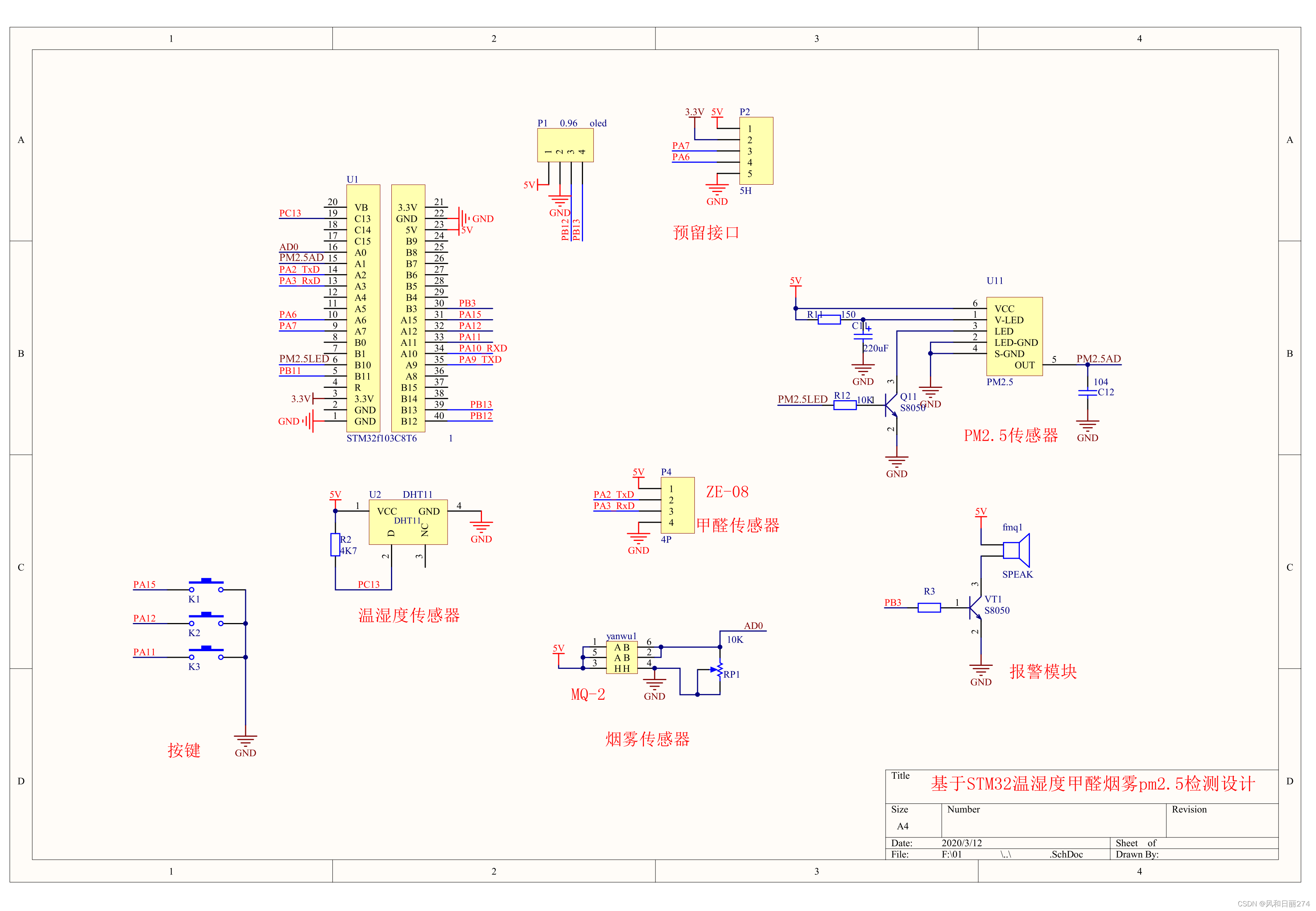 101 STM32温湿度甲醛烟雾Pm2.5检测设计【毕设课设】_pm2.5传感器夏普stm32代码-CSDN博客