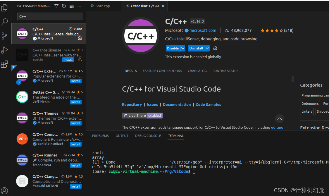 在Ubuntu环境下安装VS Code并且配置C++环境_vscode ubuntu-CSDN博客