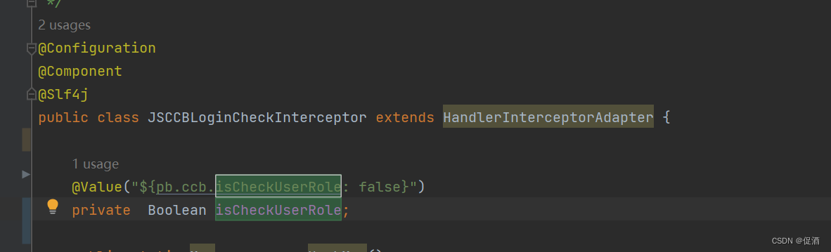 springboot 拦截器中使用@Value注解为null_拦截器注入value-CSDN博客