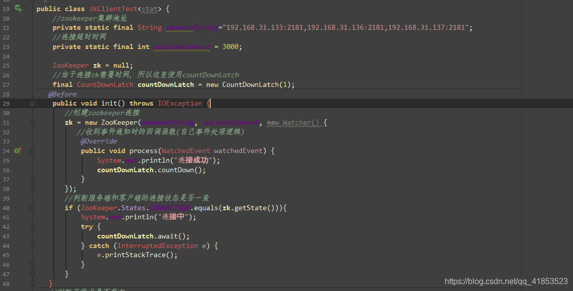 使用java api连接zookeeper进行增删改查操作_java api进行增加信息-CSDN博客