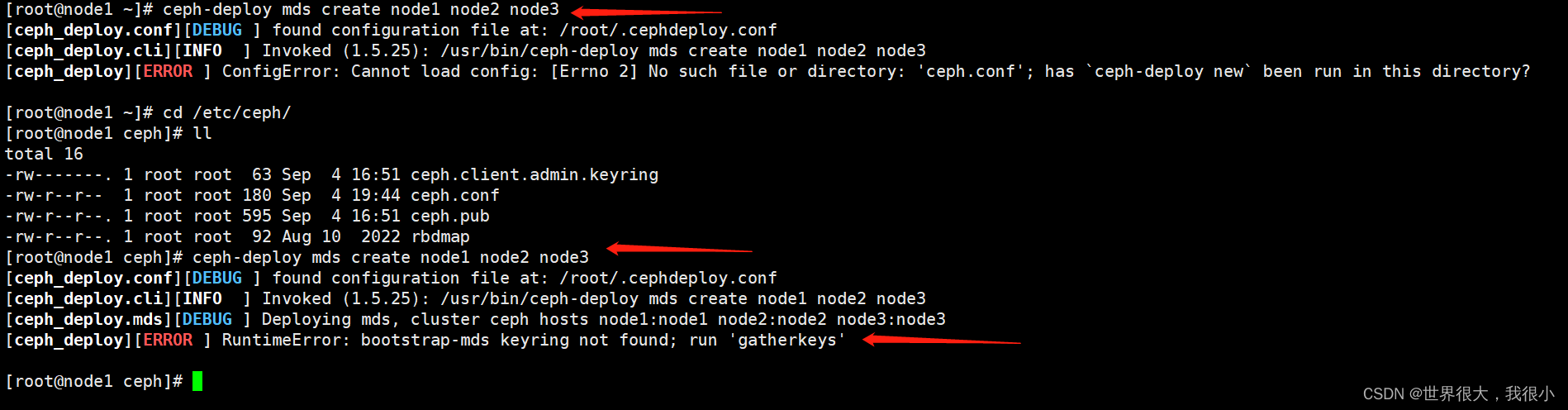 ceph报错总结_error eperm: warning: this will *permanently destr-CSDN博客