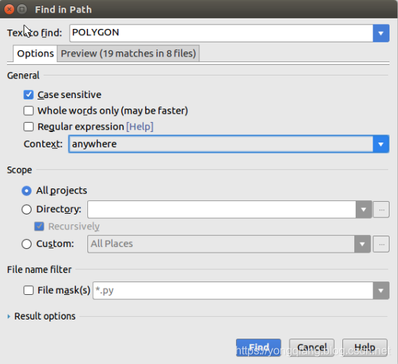 PyCharm 全局搜索 (Ctrl + Shift + F)_pycharm全局搜索快捷键-CSDN博客