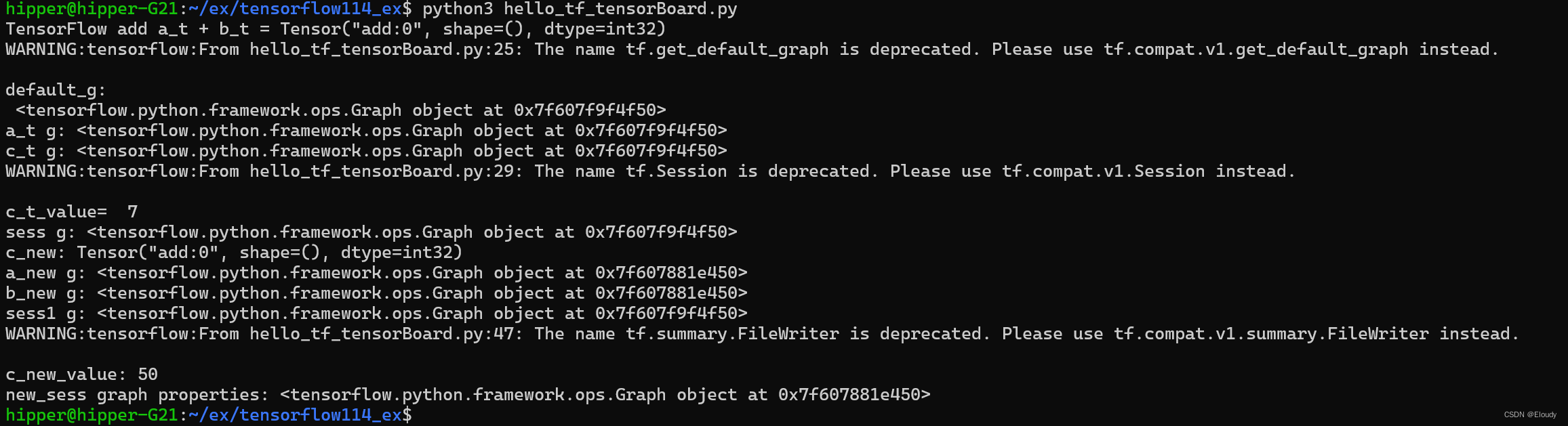 tensorflow 1.14 的 demo 02 —— tensorboard 远程访问-CSDN博客