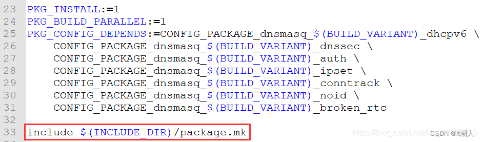 从mk文件深度剖析OpenWrt软件编译构建系统、并手把手教学构建自己的系统软件_openwrt makefile-CSDN博客