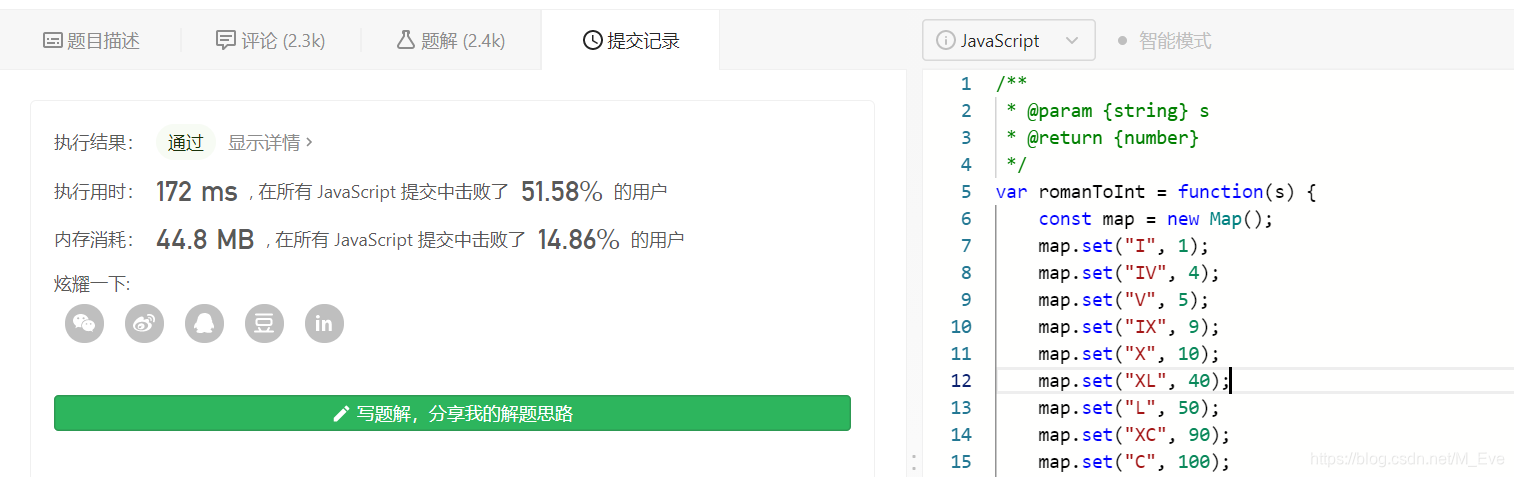 （js）leetcode 13 罗马数字转整数js 罗马数字包含以下七种字符ivxl Csdn博客