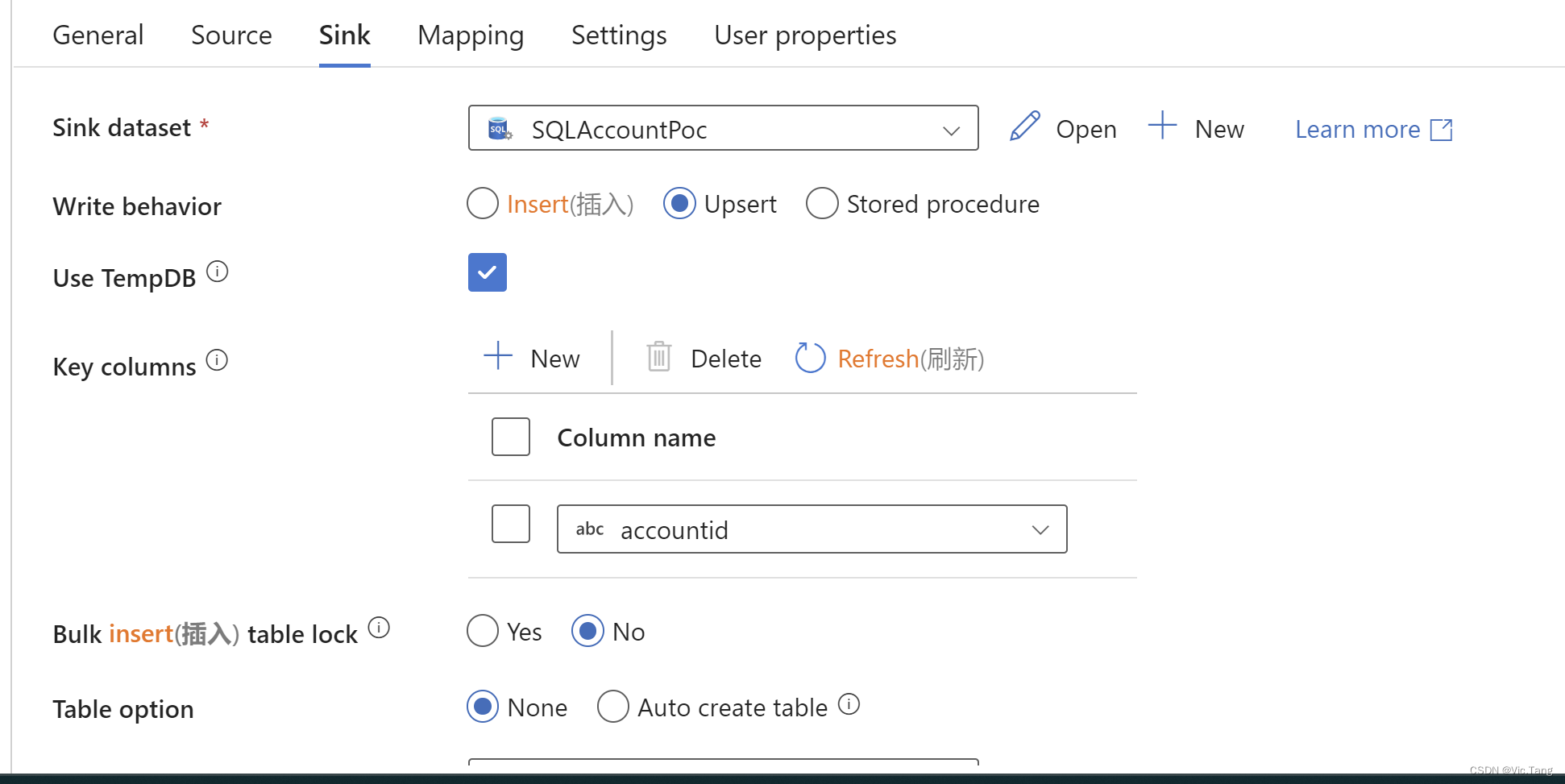 AzureDataFactory The given value of type String from the data source ...