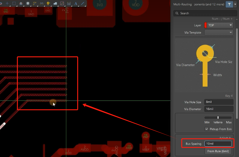 AD23等间距拉线、布线的方法_ad如何等间距布线-CSDN博客